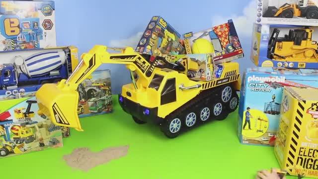 Уборка после бури! Мусоровоз и бульдозер чистят улицы 🌪️ Видео для малышей