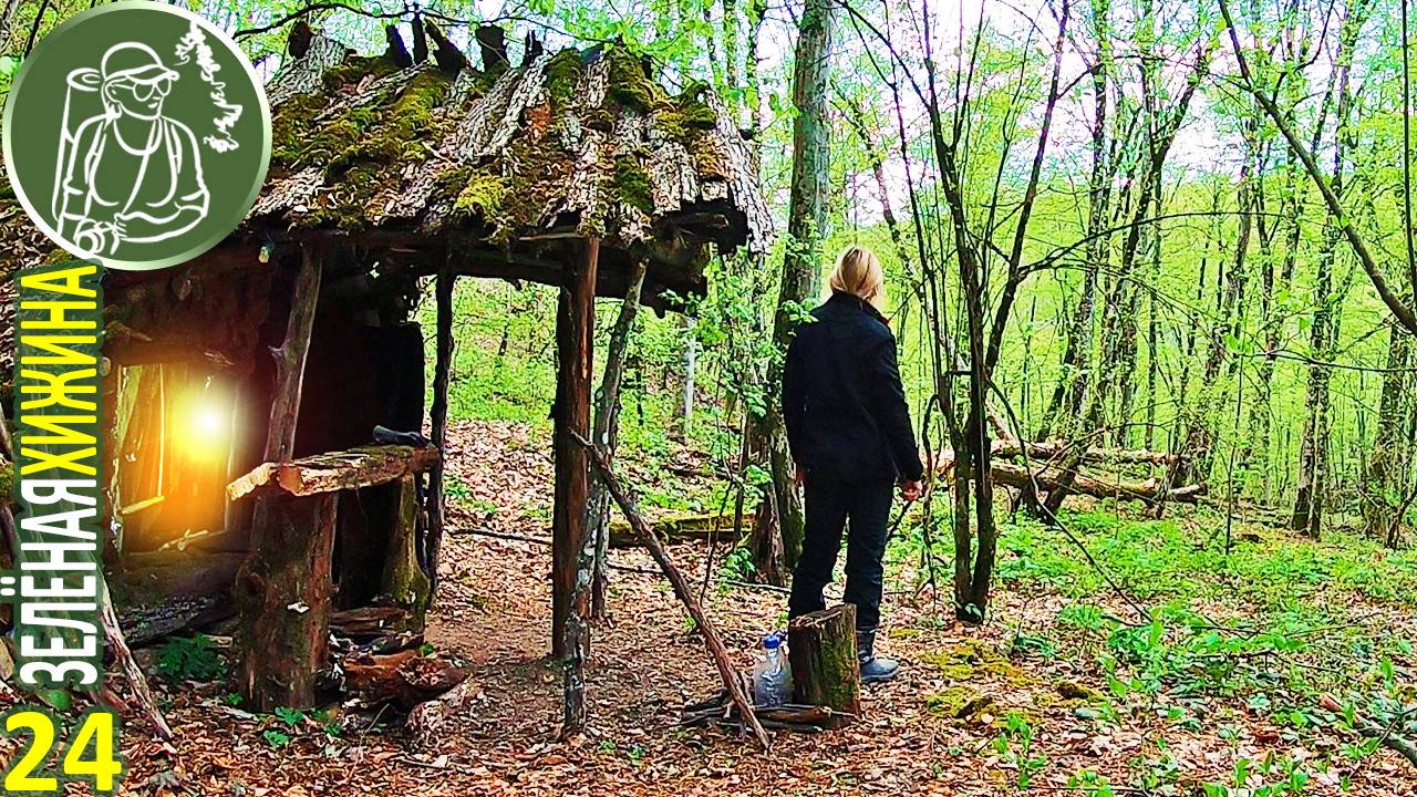 Одна в лесу | Ночной гость, делаю защитные жалюзи на окно | Благоустройство и быт | 24