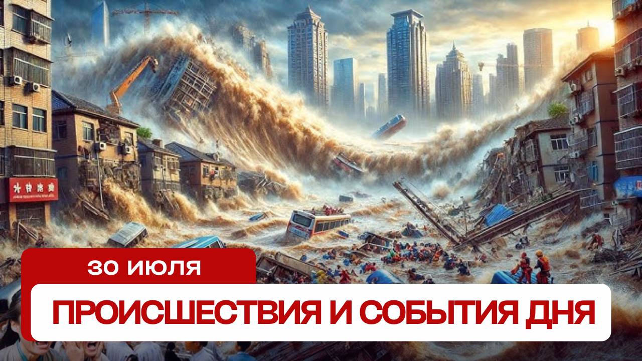 Катаклизмы сегодня 30.07.2025: новости сегодня, ЧП, события дня!