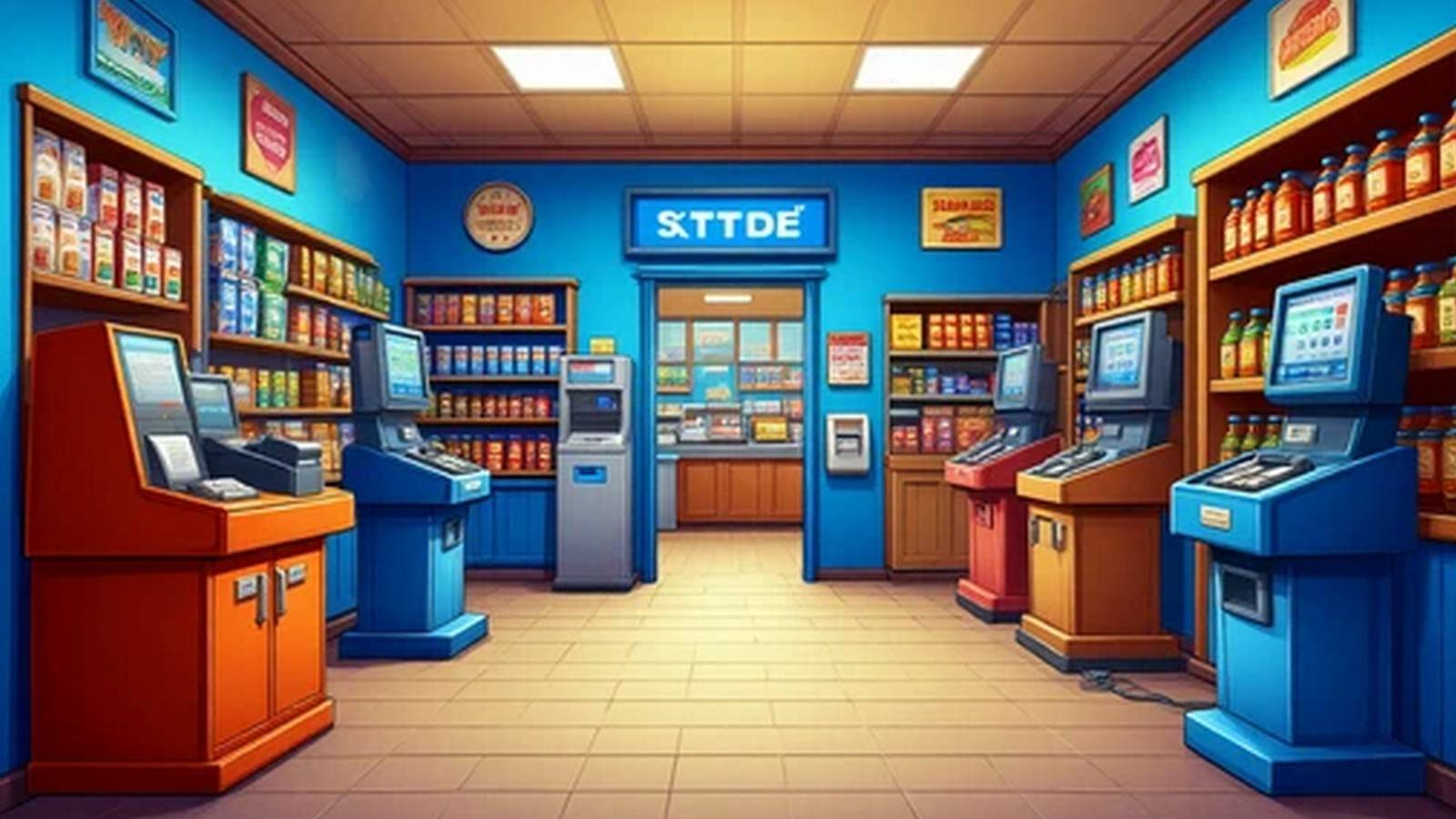 Полное самообслуживание. Supermarket Simulator #8