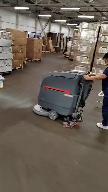 Тест-драйв поломоечной машины ARTRED X5 на производстве | Часть 1