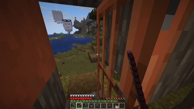 minecraft 1.21.6 выживание. выживаю в мире дома ГОРЫ 1 часть