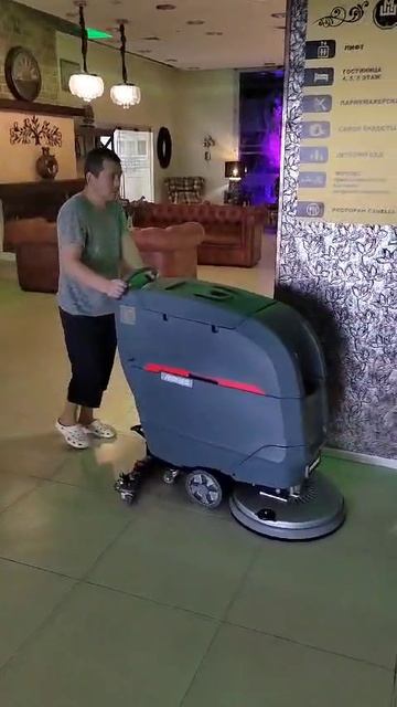 Тест-драйв поломоечной машины ARTRED X5 в гостинице | Часть 1