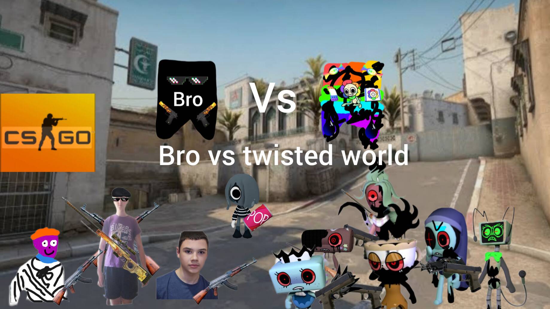 Cs go bro vs twisted world великая битва 1 серия.