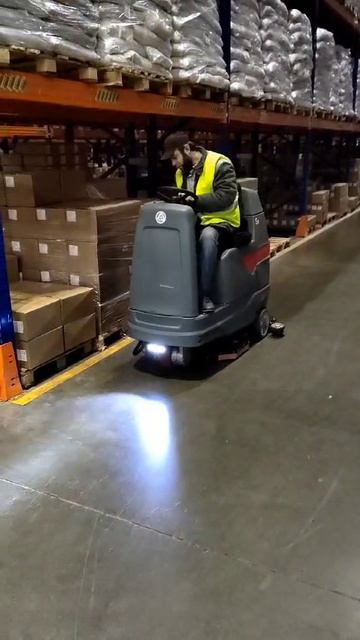 Тест-драйв поломоечной машины ARTRED S9 на производстве | Часть 3