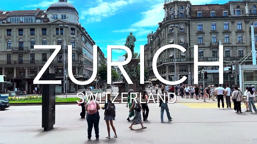 Прогулка по Цюриху, Цюрих летом.