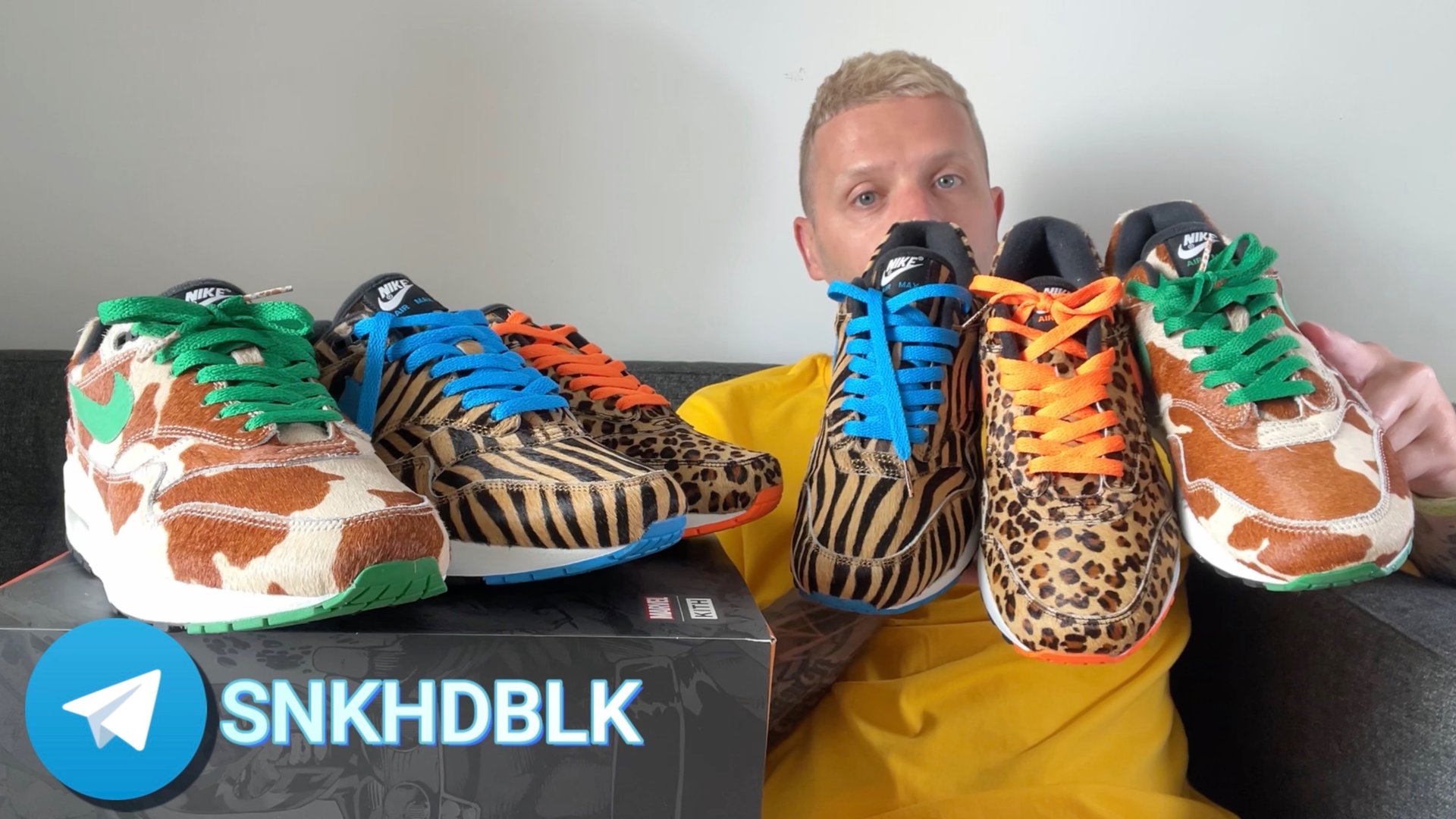 Обзор кроссовок №255: Nike Air Max 1 x Atmos "Animal Pack 3.0"