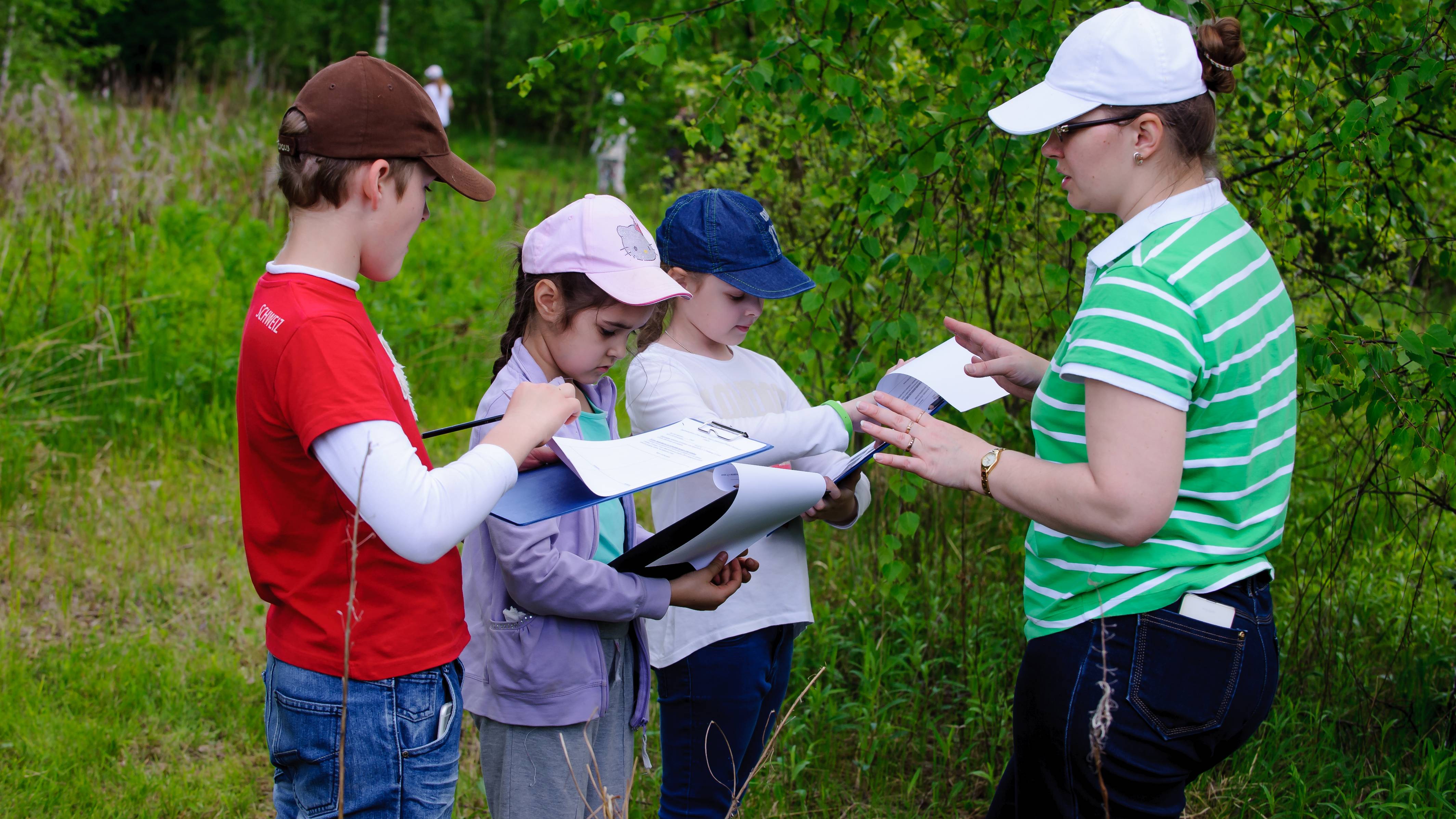 Последний учебный день в школьном экопарке