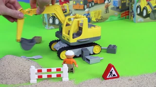 LEGO DUPLO: Экскаватор и трактор в деле! Игрушки для малышей 1-3 лет 🚜🧱