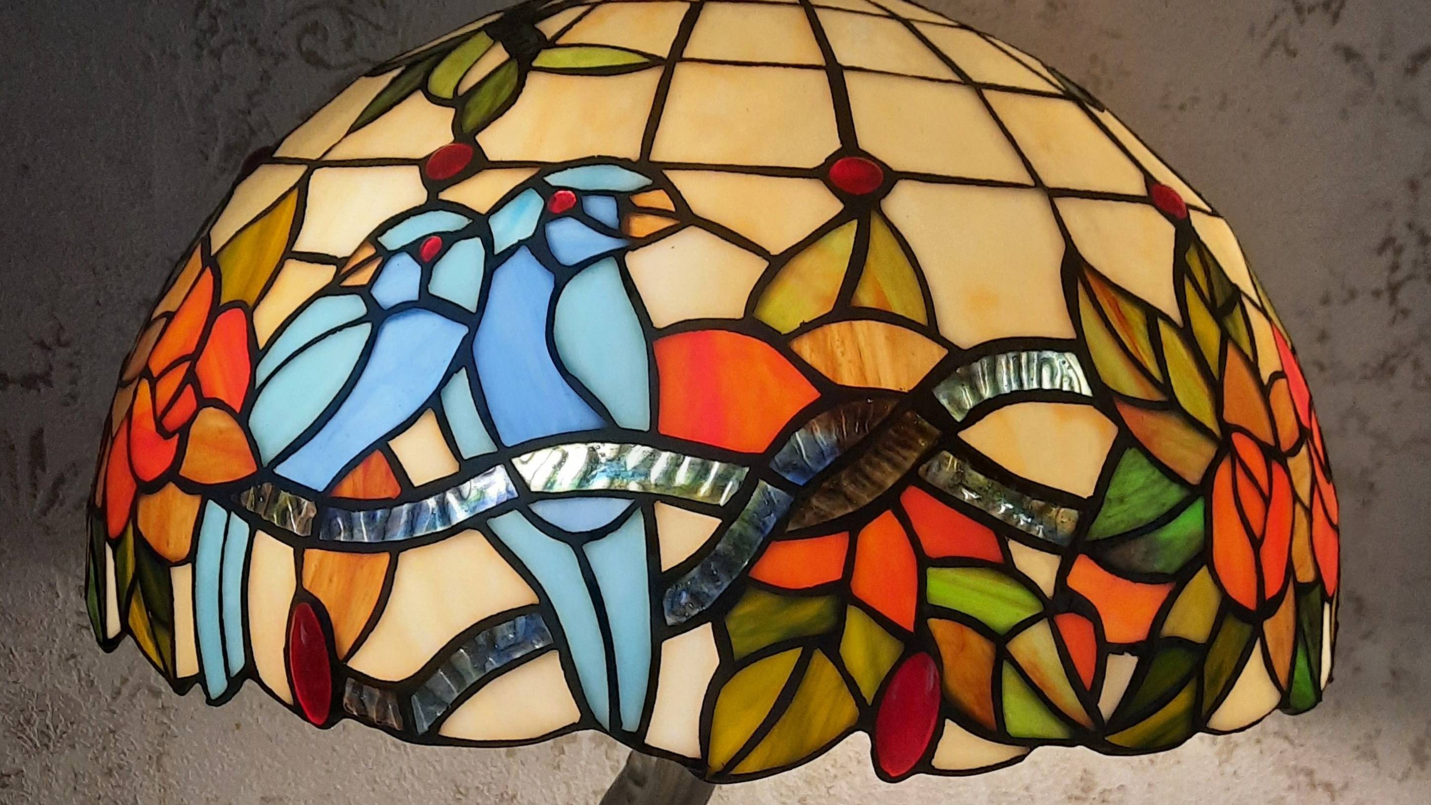 Настольная лампа тиффани 16014 T-E