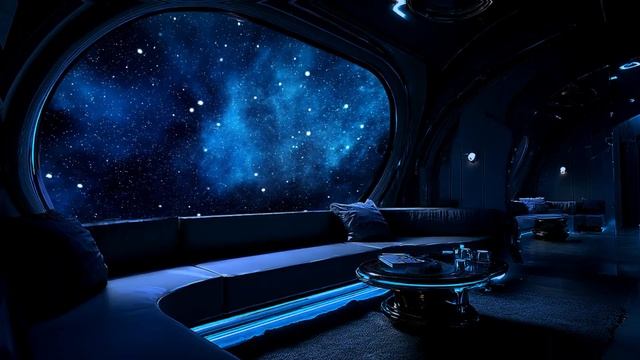 ＰＯＶ: You're Alone in the Observation Lounge ✦︎ Deep Space Ambient Music ✦︎ Interstellar Journey