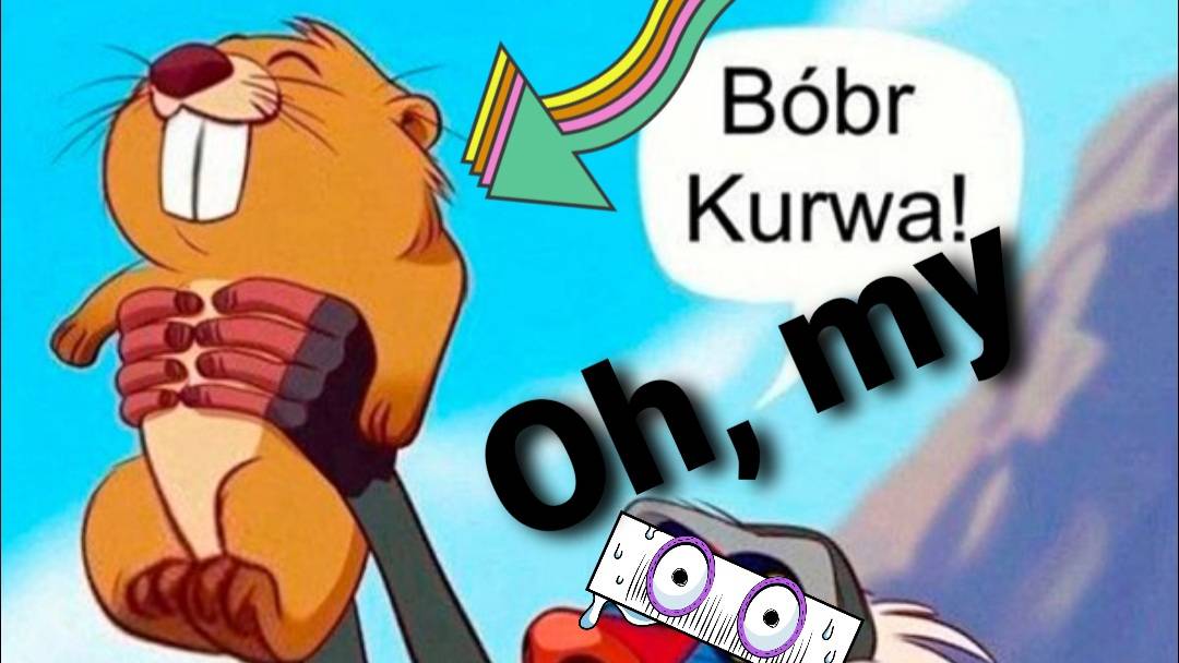 "Сидим с бобром за столом" клип