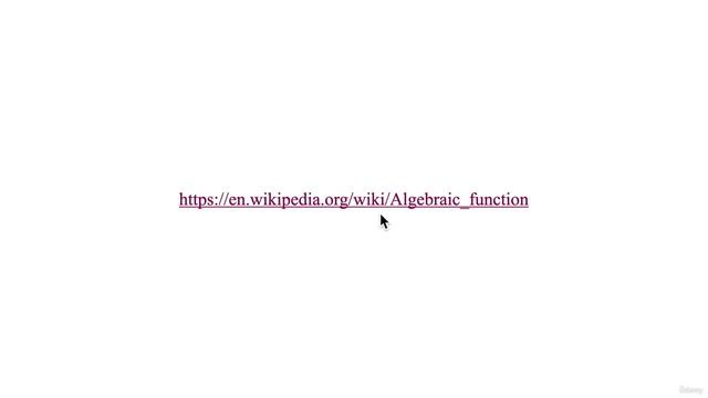 18. Some words about power functions and algebraic functions
