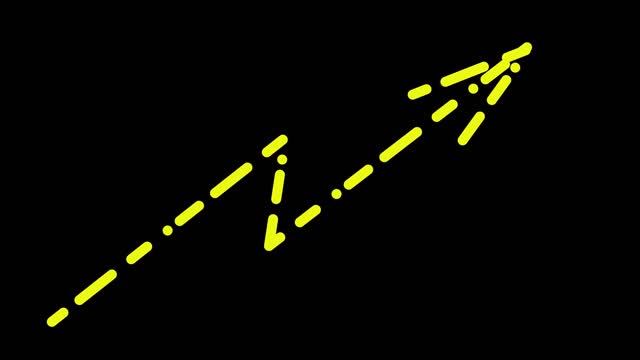 Стрелочка пунктиром