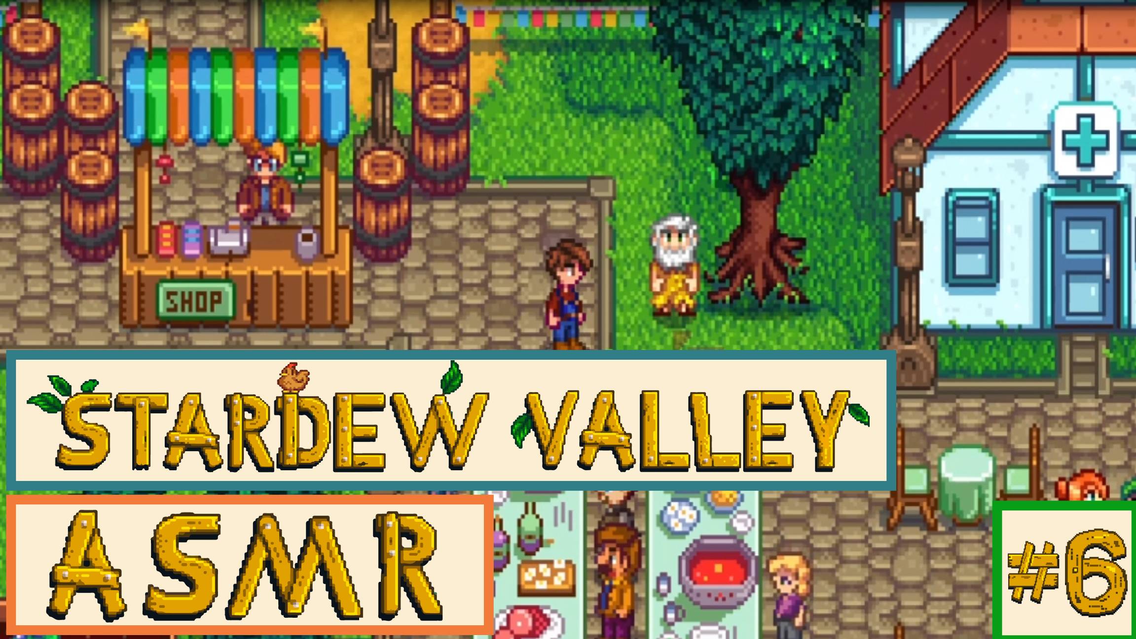 • АСМР • Новичок в Stardew Valley #6 • Яичный фестиваль • Прохождение • Расслабляющий шепот