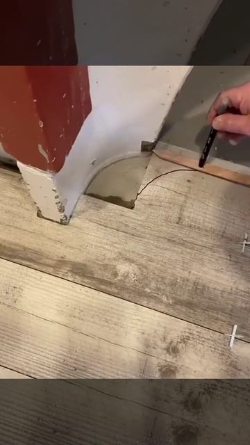 Как отмерить сложный контур ламината