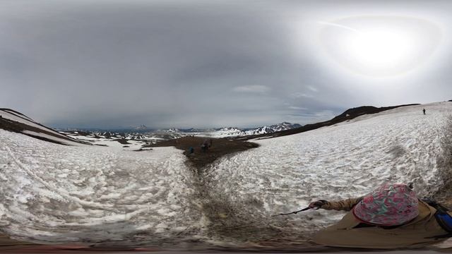 Камчатка/Вулкан/Спуск с вулкана Горелый/Горелый/Формат 360/ #гдепогулять