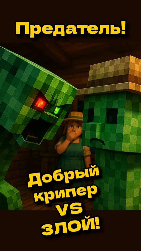Добрый крипер… ПРЕДАТЕЛЬ?! | Майнкрафт-сказка