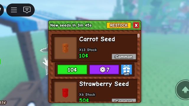 Играю В Grow A Garden Но Я Не Могу Продать Растения