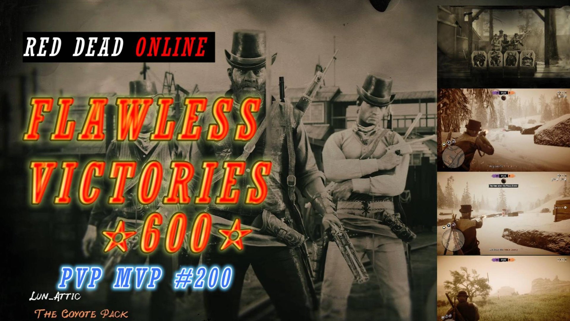 Red Dead Online - PvP MvP #200 Flawless 600 Victories!