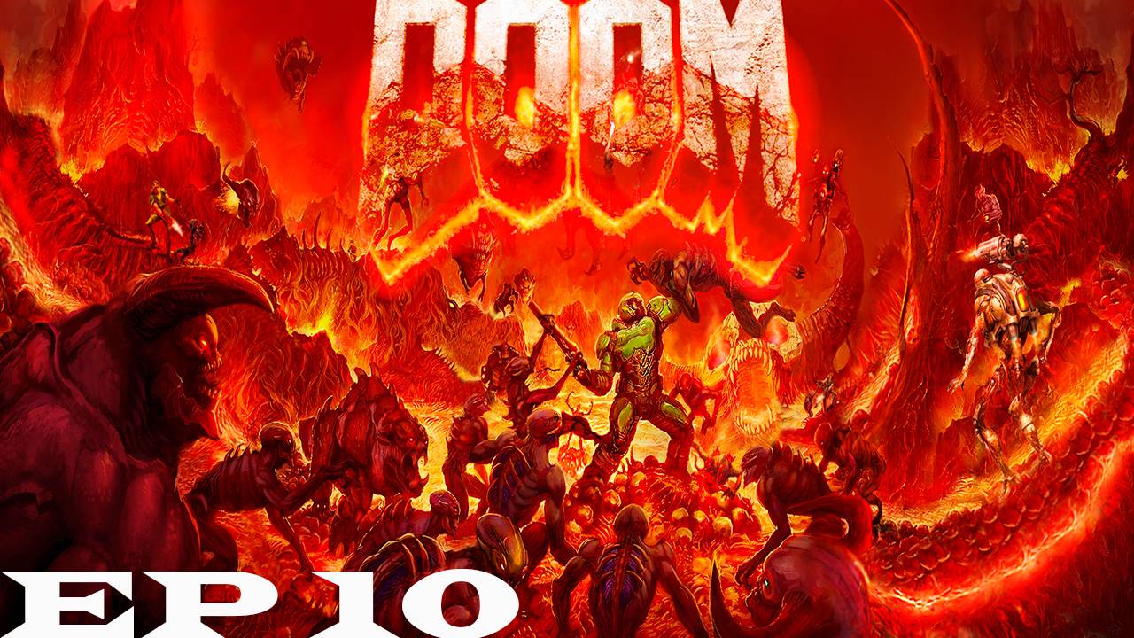 Прохождение игры - DOOM (без комментариев)
