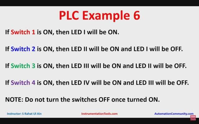 6. Пример 6. Переключатели, св.диоды.