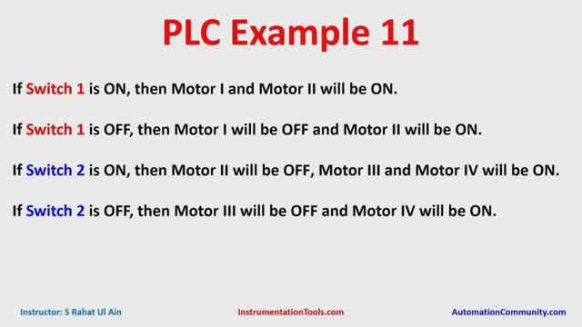 11. Пример 11. Переключатели. Двигатели.