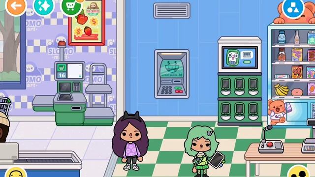 Обустройство магазина в toca boca