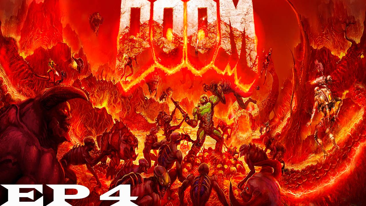 Прохождение игры - DOOM (без комментариев)