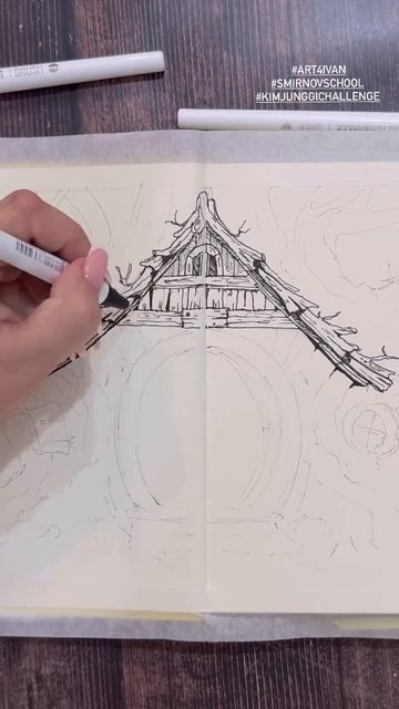 КИМ ДЖУН ГИ ЧЕЛЛЕНДЖ ПО СКЕТЧИНГУ \ СКЕТЧ №1