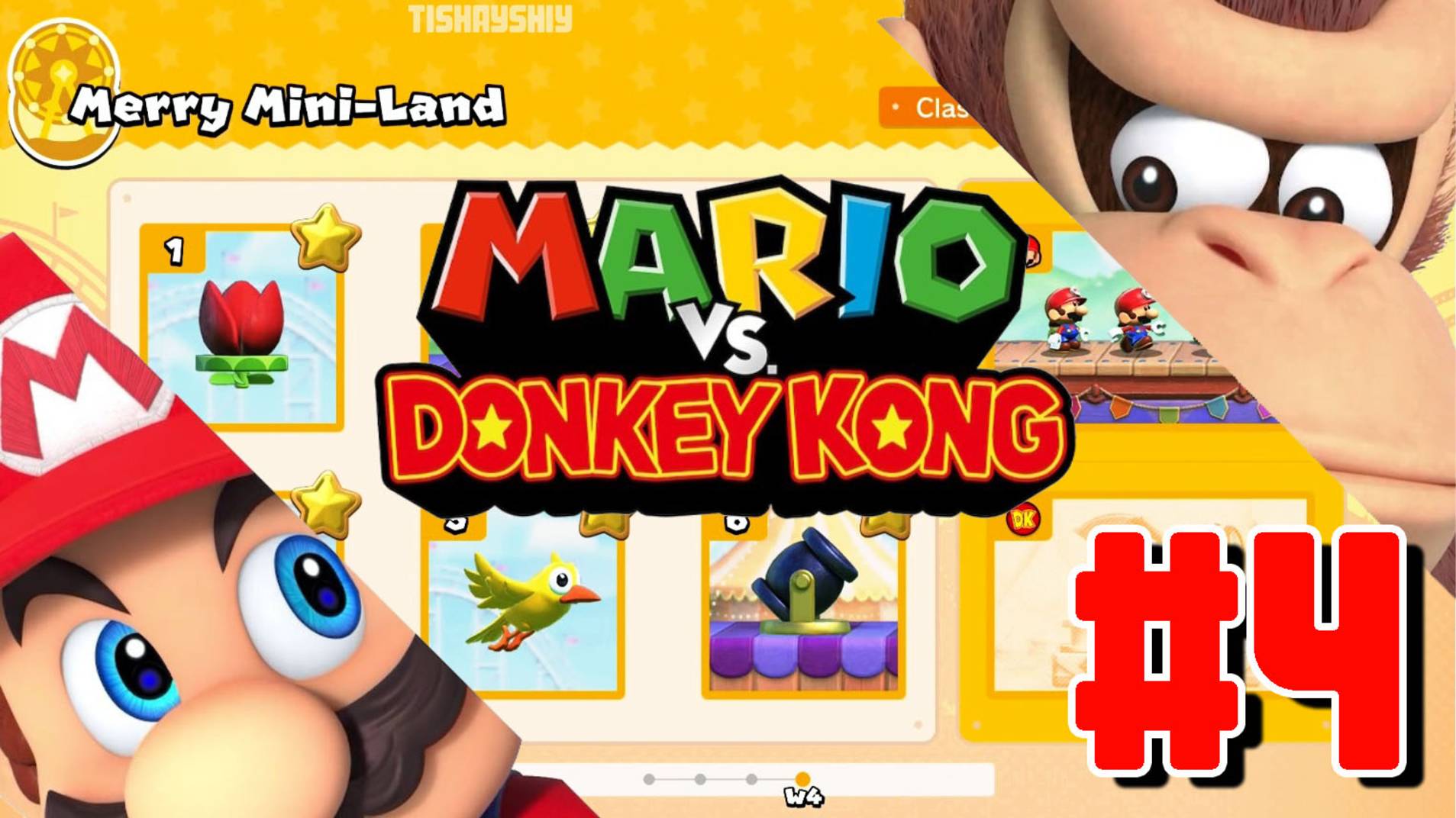 Mario vs Donkey Kong прохождение #4 Merry Mini-Land