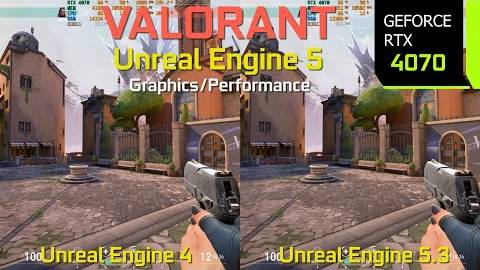 VALORANT - Сравнение графики и производительности UE5 vs UE4