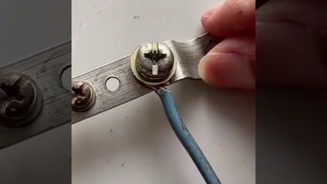 Надёжное крепление провода