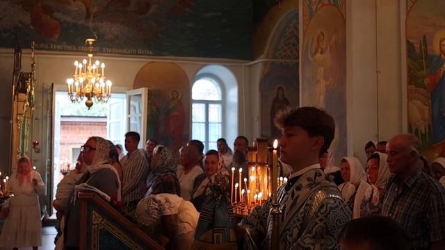 Литургия  в престольный праздник  иконы Божией Матери «Казанская»  с.Альгешево   21.08.2025г.