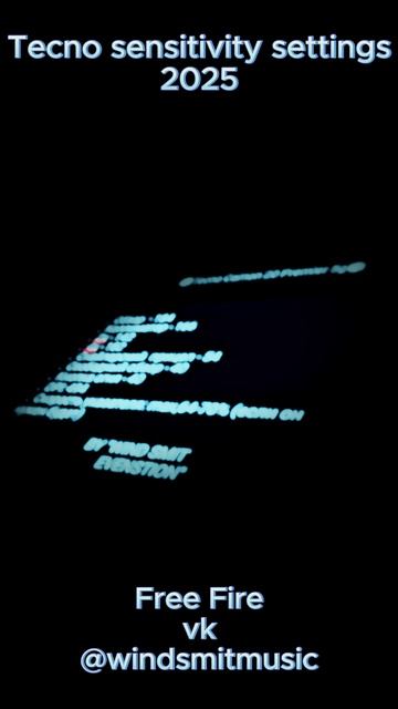 настройки на TECNO фри фаер 2025 (WIND SMIT) | #freefire #shortsfreefire #рекомендации #рек #tecno