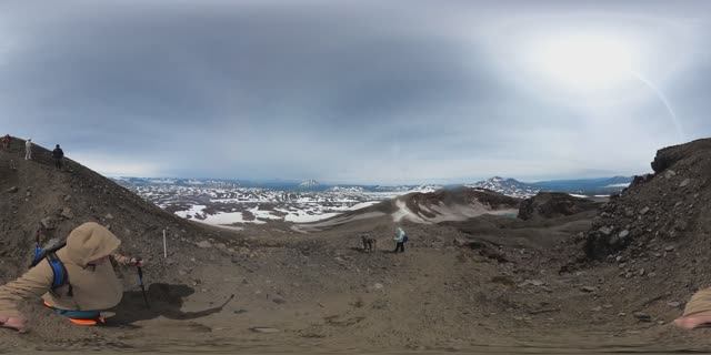 Камчатка/Вулкан/Прогулка вокруг кратера вулкана Горелый/Горелый/Формат 360/ #гдепогулять