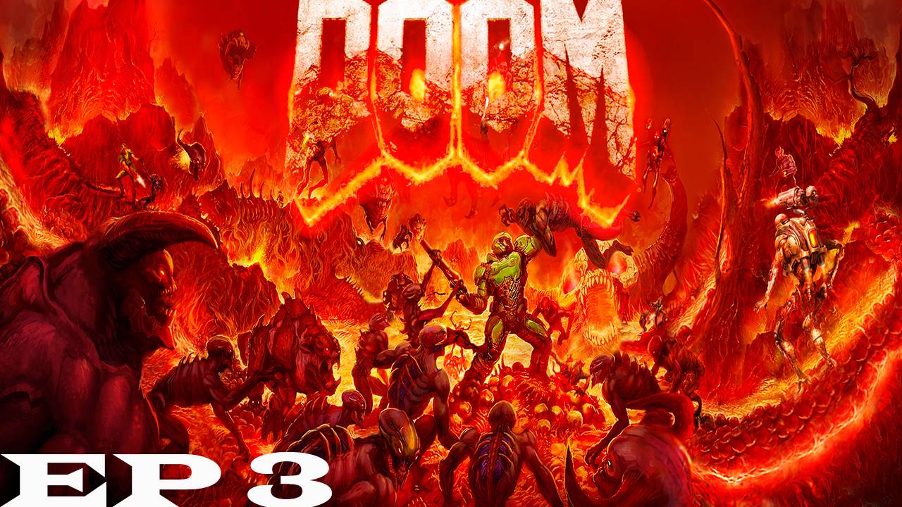 Прохождение игры - DOOM (без комментариев)