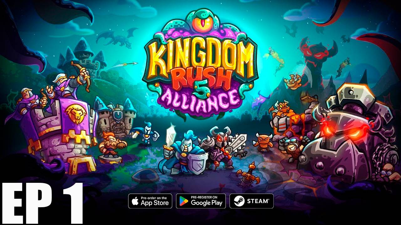 Прохождение игры - KINGDOM RUSH 5 ALLIANCE TD (без комментариев)
