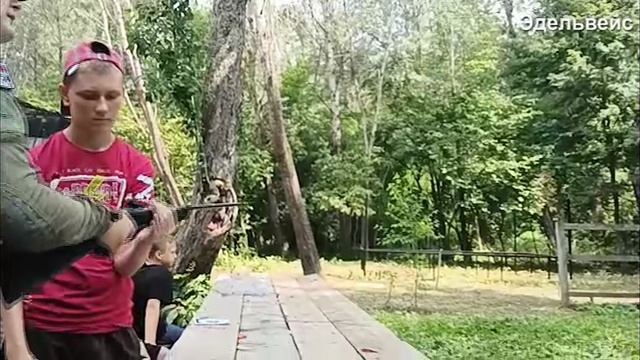 Воспитанники ДОЛ на кордоне. Апшеронск