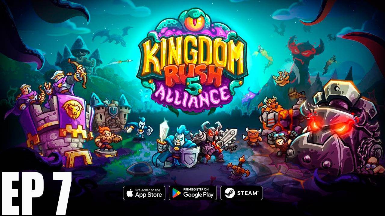 Прохождение игры - KINGDOM RUSH 5 ALLIANCE TD (без комментариев)