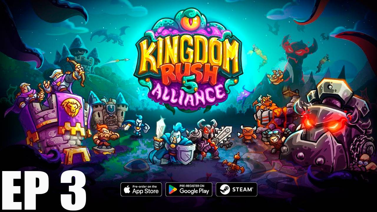 Прохождение игры - KINGDOM RUSH 5 ALLIANCE TD (без комментариев)