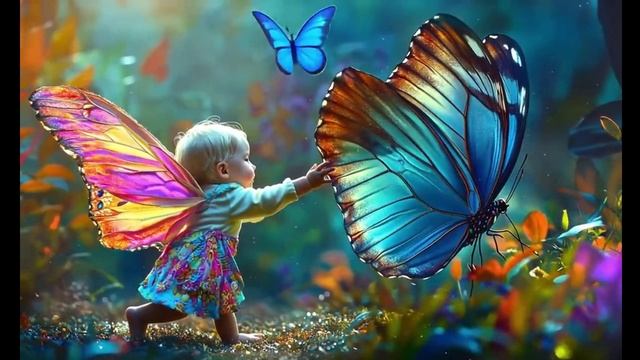 прекрасный сон с бабочкой