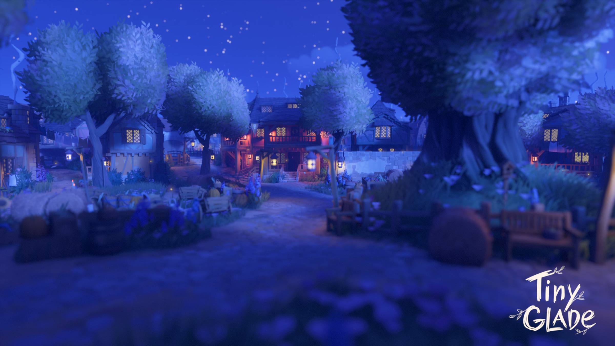 Tiny Glade. Финал. Достраиваем городок.