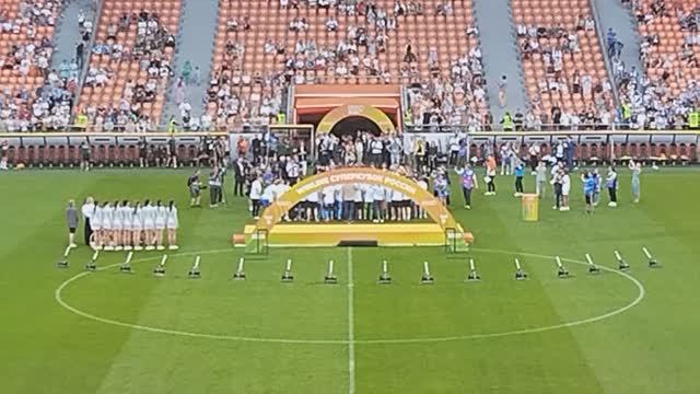 Матч за суперкубок по футболу среди женских команд