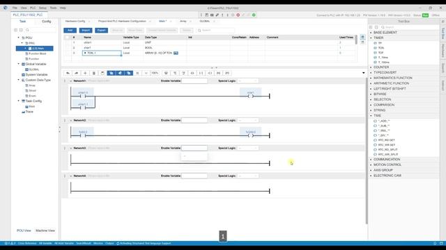 Обзор новых функций в среде программирования FStudio-Unified V1.1.502 для ПЛК FC5, FL7