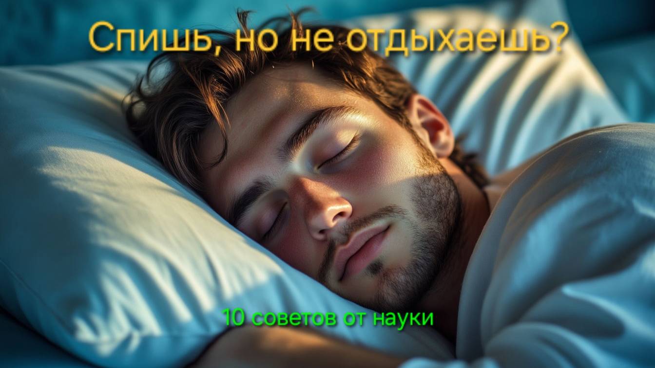 10 научных способов спать крепче — даже в стрессовые дни.