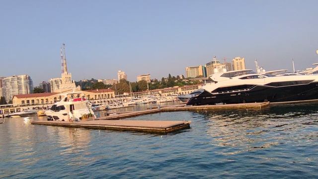 Прогулка на яхте по чëрному морю