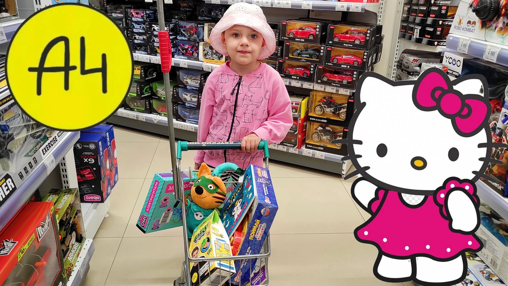 Челлендж А4 против Hello Kitty Почему победил Синий Трактор