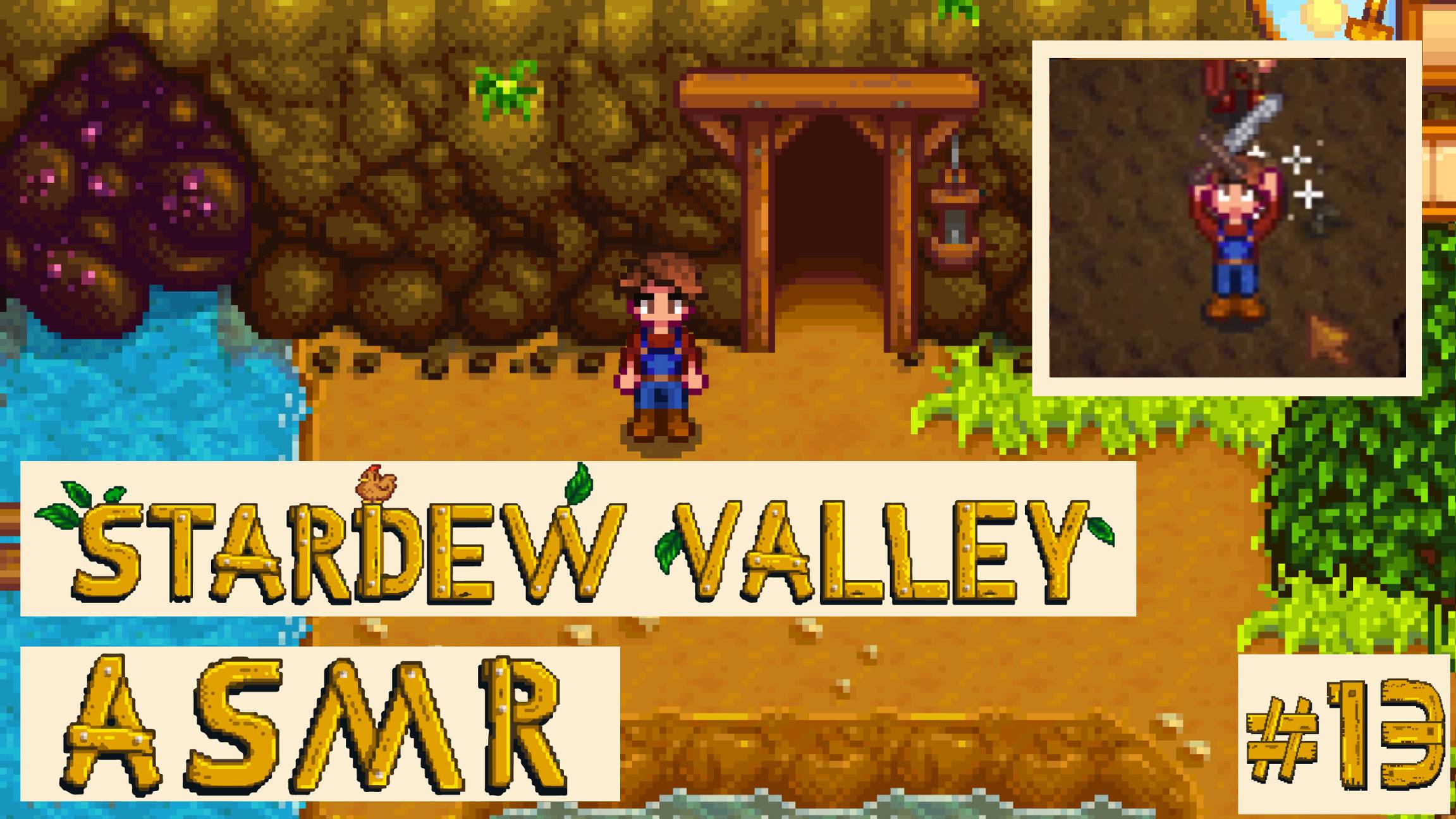• АСМР • Новичок в Stardew Valley #13 • Шахта • Прохождение • Расслабляющий шепот