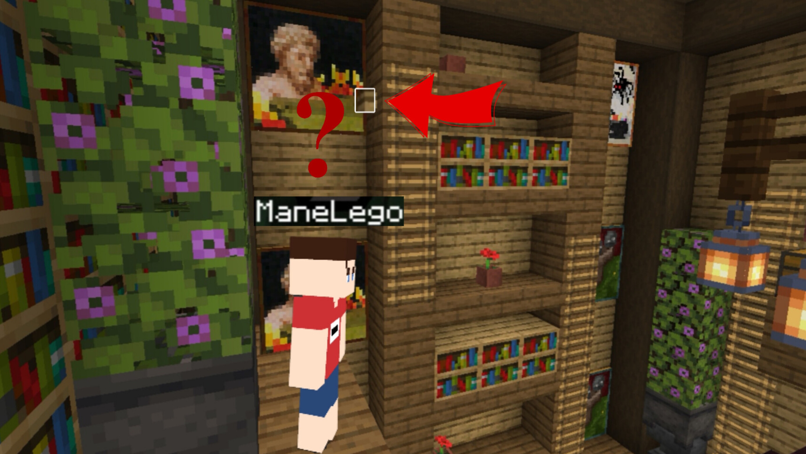 Челендж найди кнопку в Майнкрафте | ManeLego minecraft